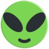 Alien Gesicht Grün PopSockets PopGrip: Ausziehbarer Sockel und Griff ...