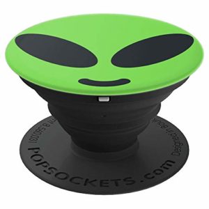 Alien Gesicht Grün PopSockets PopGrip: Ausziehbarer Sockel und Griff ...