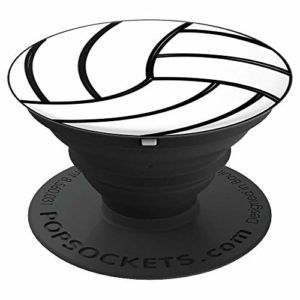 Volleyball Weiß PopSockets PopGrip: Ausziehbarer Sockel und Griff für ...