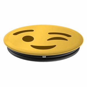 Zwinkernder Smiley Emoji Emoticon PopSockets PopGrip: Ausziehbarer ...